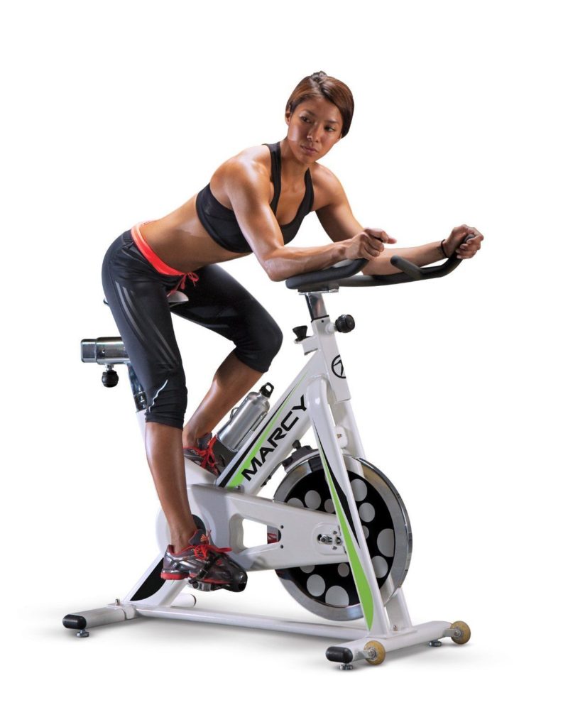 Marcy Club Revolution Exercise Bike Indoor Gym Cycle